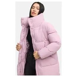 Wintermantel Navahoo "Wolkenkuss 14", Damen, Gr. L (40), rosa, Obermaterial: 100% Polyester; Innenfutter: 100% Polyester; Wattierung: 100% Polyester; &Auml;rmelfutter: 100% Polyester, Basic, gerade knieumspielend, &Auml;rmel ohne &Auml;rmelschlitz Rippb&uuml;ndchen, M&auml;ntel Wintermantel, Winter Steppmantel