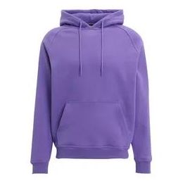 Rundhalspullover Urban Classics "Urban Classics Herren Blank Hoody", Herren, Gr. L, ultraviolet, 65% Baumwolle, 35% Polyester, unifarben, loose fit, ohne Ausschnitt, Pullover Rundhalspullover