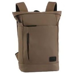 Cityrucksack Rieker, Gr. B/H/T: 28cm x 43cm x 14cm, khaki, Textil, unifarben, Rucks&auml;cke Cityrucksack, Freizeitrucksack, Businessrucksack mit breiten Schulterriemen