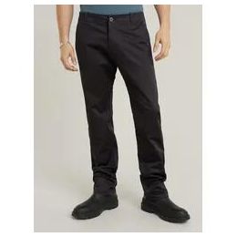 G-Star Raw Chinohose G-STAR "Mosa Straight Chino", Herren, Gr. 36, L&auml;nge 36, dk schwarz, Obermaterial: 97% Baumwolle, 3% Elasthan, Hosen Chinohose