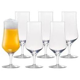 Bierglas ST&Ouml;LZLE "Biertulpen 300 ml 6er Set transparent", bunt (transparent), 6 tlg., Glas, Trinkgef&auml;&szlig;e