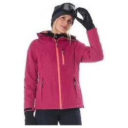 Skijacke Killtec "KSW 276 WMN SKI JCKT", Damen, Gr. 40, fuchsia, Obermaterial: 100% Polyester;Futter: 100% Polyamid;F&uuml;llung: 100% Polyester, Jacken Skijacke, Wasserdichte Damenjacke mit Schneefang, Atmungsaktivit&auml;t und Taschen