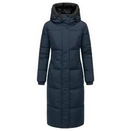 Steppmantel Navahoo "Taubl&uuml;te XIV", Damen, Gr. S (36), navy, Obermaterial: 100% Polyester; Innenfutter: 100% Polyester; Wattierung: 100% Polyester; &Auml;rmelfutter: 100% Polyester, Basic, figurumspielend kniebedeckend, hoch geschlossener Ausschnitt, &Auml;rmel ohne &Auml;rmelschlitz elastischer Bund mit innenliegendem Gummizug, M&auml;ntel Steppmantel, Gesteppter Damen Mantel mit 2-Wege-Rei&szlig;verschluss