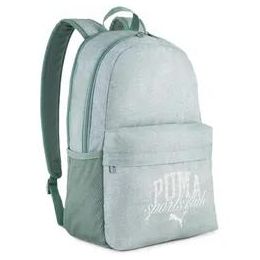 Rucksack Puma "PHASE CLASS BACKPACK", gr&uuml;n (gr&uuml;n moon), Rucks&auml;cke, Damen, Netz, Polyester, gemustert, Rucksack