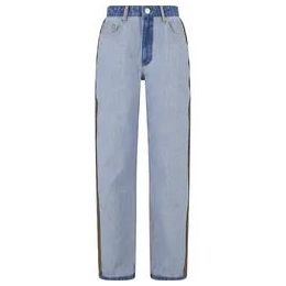 Bequeme Jeans 2Y STUDIOS "2Y Studios Juma Inside Out Baggy Jeans", Damen, Gr. 28, Normalgr&ouml;&szlig;en, lightblau, 100% Baumwolle, unifarben, Jeans