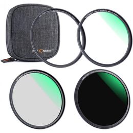 K&F Concept Magnetic Lens Filter-kit CPL-ND-UV 62mm