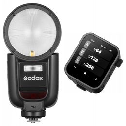 Godox V1Pro C Rundblitz Canon + X 3 Transmitter