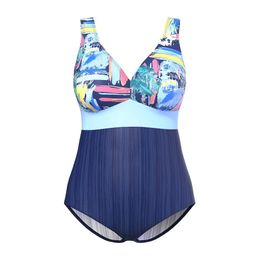 Ulla Popken Swimsuit female Blue size 42
