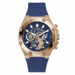 Guess Analog Watch male Blue size One Size