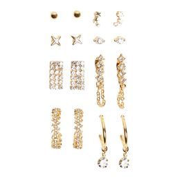 Bershka Jewelry Set female Gold size One Size