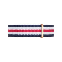 Daniel Wellington Textilband Herren Gr&ouml;&szlig;e One Size dunkelblau / cranberry / wei&szlig;