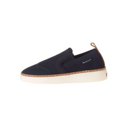 Gant Footwear Leder-Slipper in Dunkelblau - 47% | Gr&ouml;&szlig;e 41 | Damen-schuhe-halbschuhe