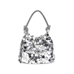 Guess Handtasche 'Holiday Shine' Damen Gr&ouml;&szlig;e One Size silber