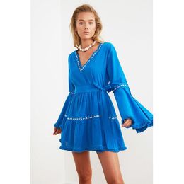 Trendyol Kleid in Blau - 66% | Gr&ouml;&szlig;e 34 | Damen-kleider