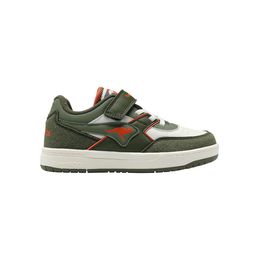 Kangaroos Sneakers "K-CP Bounder EV" in Khaki/ Wei&szlig;/ Orange - 27% | Gr&ouml;&szlig;e 37 | Kindersneakers