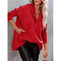 LA Angels Hoodie in Rot - 59% | Gr&ouml;&szlig;e M | Damen-sweatshirts-jacken