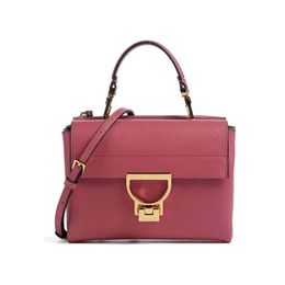 Coccinelle Leder-Henkeltasche in Bordeaux - (B)19 x (H)15 x (T)8 cm - 38% | Damen-taschen