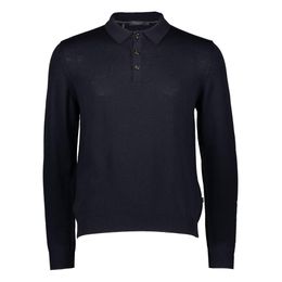 Maerz Muenchen Woll-Pullover in Dunkelblau - 40% | Gr&ouml;&szlig;e 50 | Herren-plussize