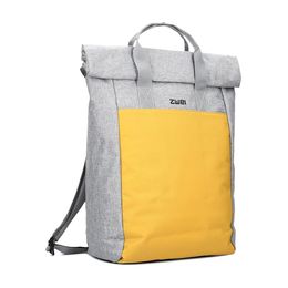 Zwei Rucksack "Benno BE260" in Grau/ Gelb - (B)38 x (H)53 x (T)19 cm - 65% | Damen-taschen
