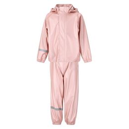ZIGZAG 2tlg. Regenoutfit in Rosa - 61% | Gr&ouml;&szlig;e 110 | Kinder-outdoor-jacken