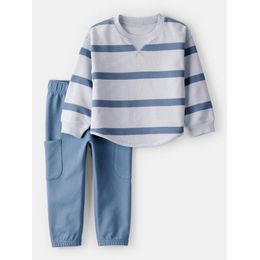 Carter's carter's 2tlg. Outfit in Blau - 32% | Gr&ouml;&szlig;e 110 | Kinder-sweatshirts-jacken