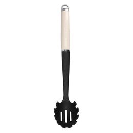 KitchenAid Spaghettil&ouml;ffel in Schwarz/ Creme - (L)35 cm - 27% | Kuechenhelfer