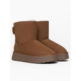 ISLAND BOOT Winterboots "Massey" in Hellbraun - 78% | Gr&ouml;&szlig;e 37 | Damen-stiefel