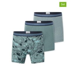 Schiesser 3er-Set: Boxershorts in T&uuml;rkis - 51% | Gr&ouml;&szlig;e 104 | Kinder-waesche