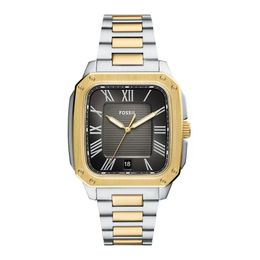 Fossil Uhr Herren Gr&ouml;&szlig;e One Size gold / schwarz / silber