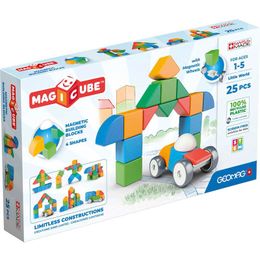 Magnetspielbausteine &raquo;Geomag Magicube Shapes Little World 25&laquo; Made in Europe bunt