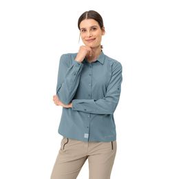 Vaude Damen Vaude Langarmshirt &raquo;WOMEN'S ROSEMOOR LS SHIRT IV&laquo; Langarm, f&uuml;r Trekking und Wandern, leicht und atmungsaktiv blau 34