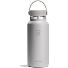 Hydro Flask Isolierflasche &raquo;32 Oz Wide Flex Cap&laquo; TempShield ️ doppelwandige Vakuumisolierung beige Edelstahl