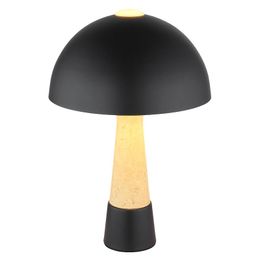 NOWA Tischleuchte &raquo;PAULIN&laquo; E27 1 Stk. Tischlampe schwarz modern Schlafzimmer Wohnzimmer