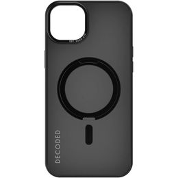 Decoded Smartphone-H&uuml;lle &raquo;Recycled Plastic Loop Stand BackCover iP 15 Plus&laquo; iPhone 15 Plus 17 cm (6,7 Zoll) schwarz Metall, Polycarbonat, 