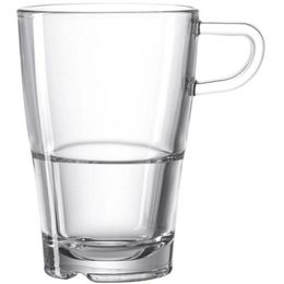 Leonardo Latte-Macchiato-Glas &raquo;SENSO&laquo; hitzebest&auml;ndig und widerstandsf&auml;hig, Inhalt 230 ml, 6-teilig transparent Glas