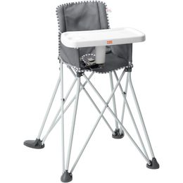 Ingenuity Hochstuhl &raquo;Pop &lsquo;N Dine Portable High Chair - Grau&laquo; () ideal f&uuml;r Unterwegs grau Hochstuhl