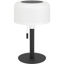 Eglo Tischleuchte &raquo;MONTAPALMA Tischlampe - Stahl - SOLAR-LED - 2,2W - IP54&laquo; LED-Modul 1 Stk. RGB Warmwei&szlig; Akku Tischleuchte, Au&szlig;entischleuchte, 