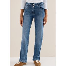 Cecil Damen Straight-Jeans &raquo;Style NEELE&laquo; mit Gallonstreifen 26, L&auml;nge 32