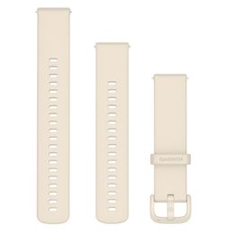 Uhrenarmband &raquo;Silikon Schnellwechsel-Armband 20 mm&laquo; beige Silikon Passend f&uuml;r verschiedene Garmin Modelle