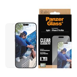 CARE by PanzerGlass Displayschutzglas &raquo;Classic Fit Screen Protector&laquo; f&uuml;r Apple iPhone 17 Pro Max Displayschutzfolie, Schutzfolie, Bildschirmschutz, 