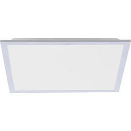 JUST LIGHT LED Panel &raquo;FLAT&laquo; LED-Board 1 Stk. Kaltwei&szlig; Neutralwei&szlig; Warmwei&szlig; LED Deckenleuchte, LED Deckenlampe silber