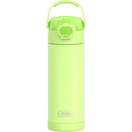 Thermos Isolierflasche &raquo;FUNTAINER Water Bottle, doppelwandiger Edelstahl, sp&uuml;lmaschinenfest&laquo; 0,47l, 12h kalt, mit dichschlie&szlig;endem Push Button Lid 