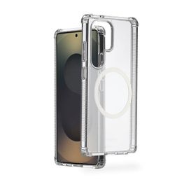 Hama Smartphone-H&uuml;lle &raquo;Handyh&uuml;lle magnetisch f. Galaxy S25 Ultra (f&uuml;r Qi2, D3O, durchsichtig)&laquo; Samsung Galaxy S25 Ultra Wireless-Charging transparent D3O ,