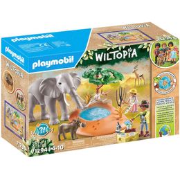 Playmobil Konstruktions-Spielset &raquo;Spritztour zum Wasserloch (71294), Wiltopia&laquo; teilweise aus recyceltem Material; Made in Europe bunt Konstruktions-Spielset