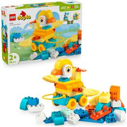Lego Konstruktionsspielsteine &raquo;Tiere auf R&auml;dern 3-in-1-Set (10448), Lego DUPLO Town&laquo; Made in Europe bunt Konstruktionsspielsteine