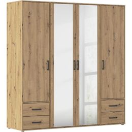 Rauch Dreht&uuml;renschrank &raquo;Kleiderschrank Schrank Garderobe W&auml;scheschrank VOYAGER&laquo; in 3 verschiedenen Ausstattungen BASIC/CLASSIC/PREMIUM, mit modernen 