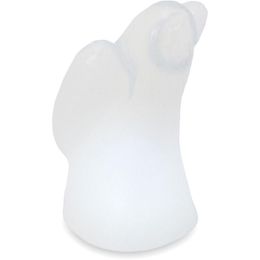 Himalaya Salt Dreams Salzkristall-Tischlampe &raquo;Engel&laquo; LED-Modul 1 Stk. Warmwei&szlig; Handgefertigt aus Salzkristall - jeder Stein ein Unikat, H: ca.13 cm 