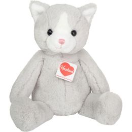 HERMANN TEDDY ORIGINAL Kuscheltier &raquo;Herzekind, Schlenkerkatze Trixi, 32 cm&laquo; grau Kuscheltier