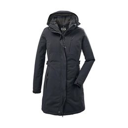Killtec Damen Parka &raquo;KOW 165 WMN PRK&laquo; Wasser- und winddichter Parka mit Teddyfleece und abnehmbarer Kapuze schwarz 46