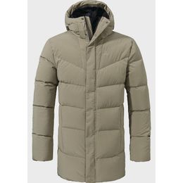 Sch&ouml;ffel Sch&ouml;ffel Damen Langjacke &raquo;Urban Down Coat Style Cers MNS&laquo; mit Kapuze braun 56